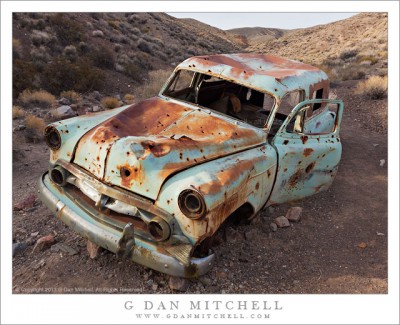 Abandoned Car, Desert Gully | G Dan Mitchell Photography