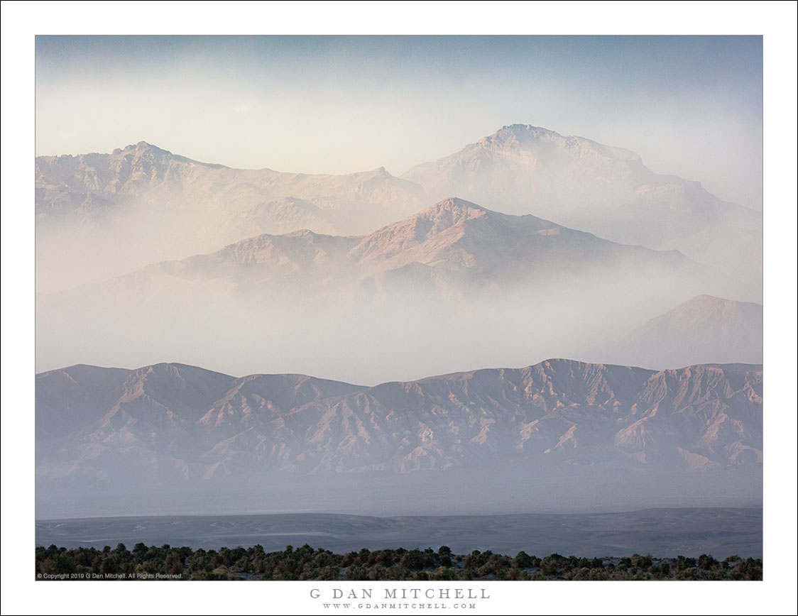 Desert Mountains, Dust Storm | G Dan Mitchell Photography
